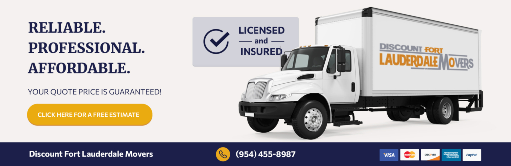 Fort Lauderdale Movers — 24/7 Florida Local Moving Company
